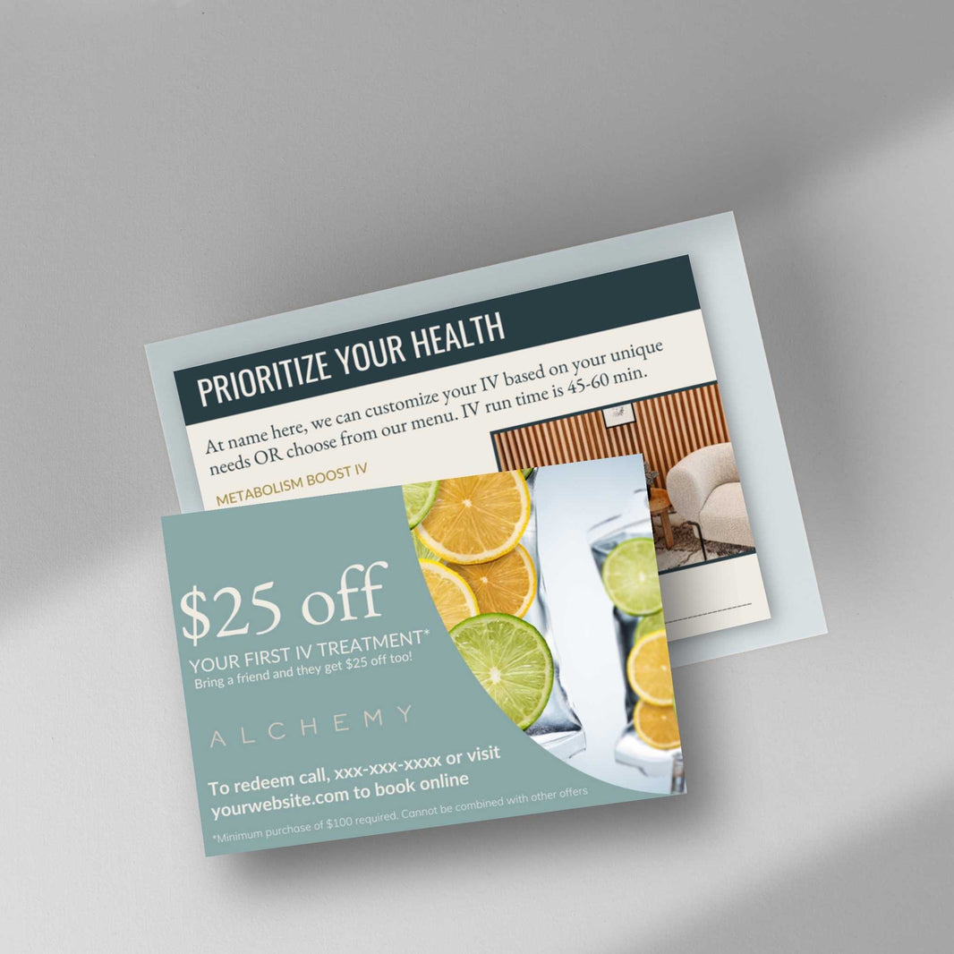 IV Therapy Marketing Templates | MedSpa Marketing Shop
