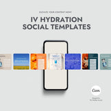IV Hydration Templates For Social Media – MedSpa Marketing Shop