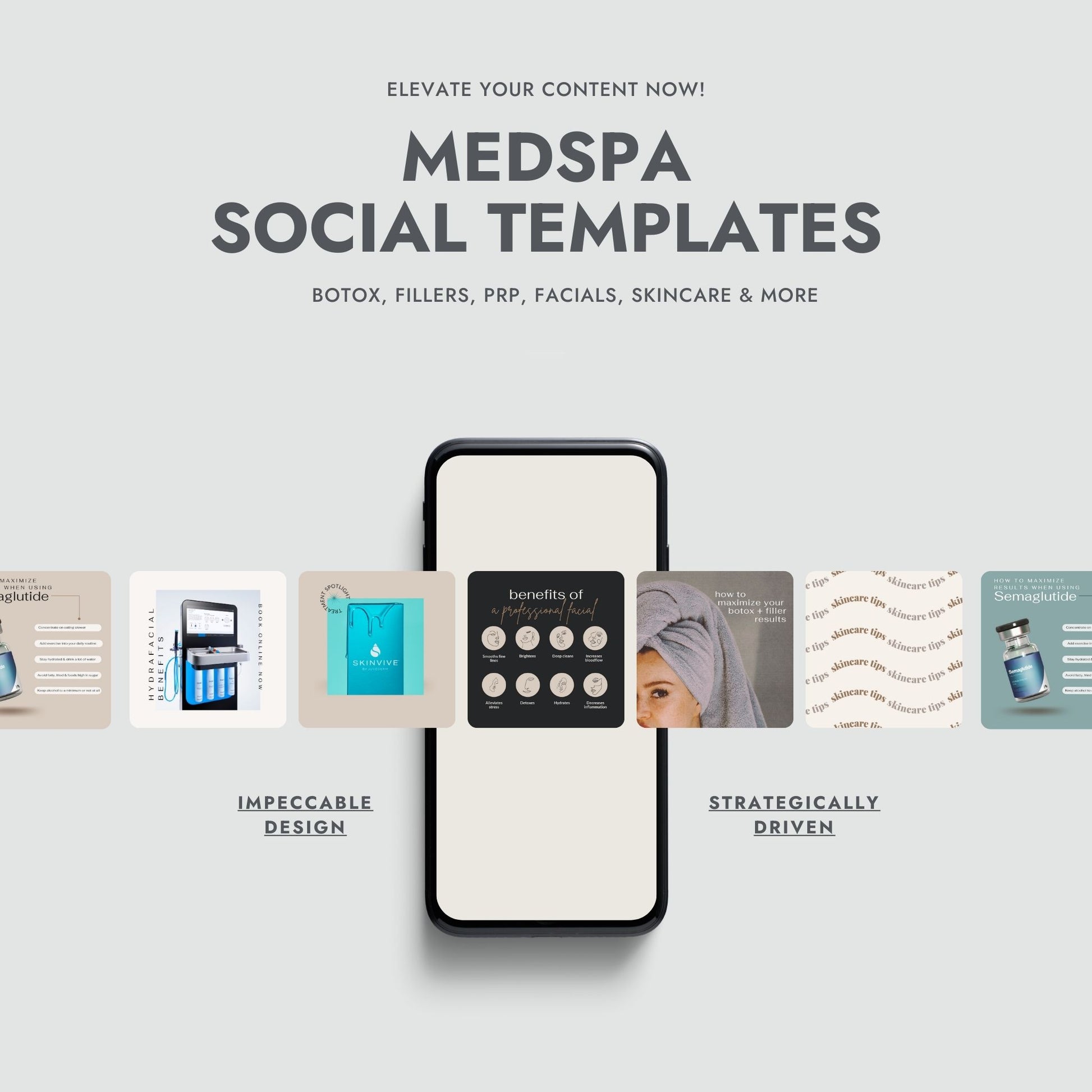 MedSpa Social Media Templates | MedSpa Marketing Shop
