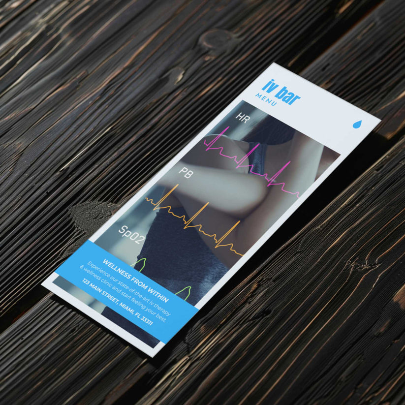 IV Hydration Menu Template | MedSpa Marketing Shop