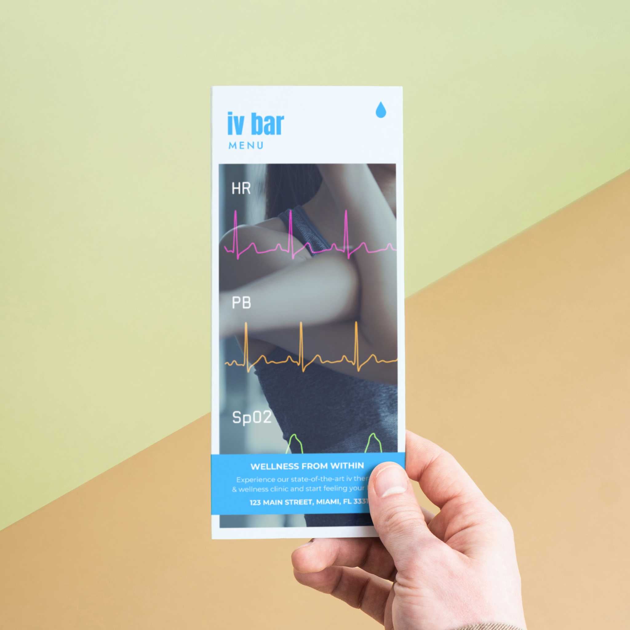 IV Hydration Menu Template | MedSpa Marketing Shop