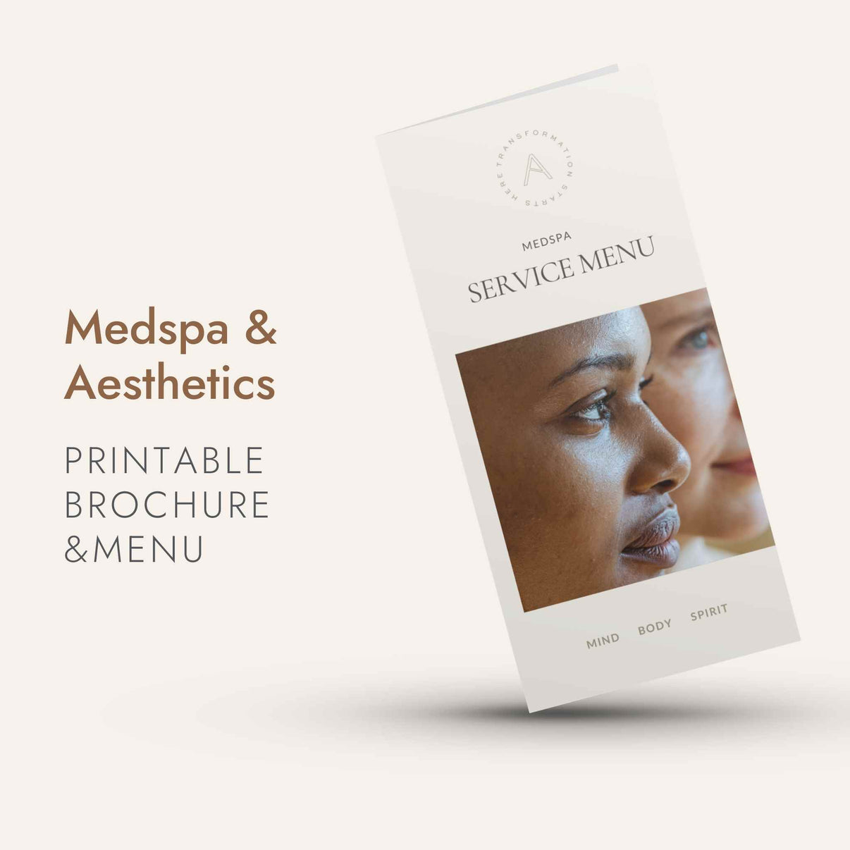 Medspa Menu & Brochure Template | MedSpa Marketing Shop
